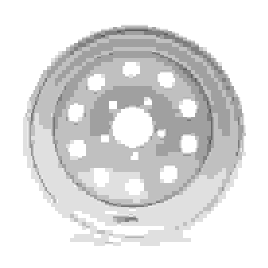 White Circle Track 15 Inch Wheel, 15x8, 5 on 5, Non-Beadlock