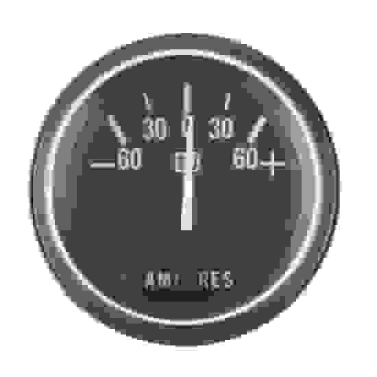 Stewart Warner 284-A HD Ammeter Gauge, 2-1/16 Inch, 60-0-60 Amps