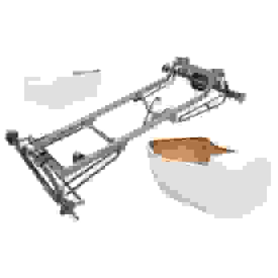 Basic 1923 T-Bucket Frame Kit w/ Standard Body and Bed, Unchanneled Floor