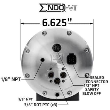 AccuAir AA-ENDO-VT43-RAW ENDO Series Air Tanks, 3 Gallon, Raw