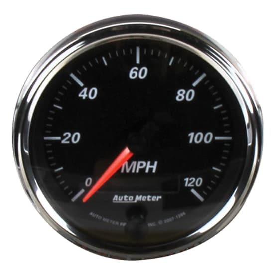 AutoMeter 1201 Designer Black II 5 Piece Electric Gauge Kit