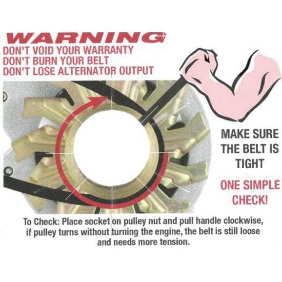 Powermaster 7294 GM 12SI 100 Amp Alternator, Natural