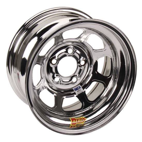 AERO 52 Series IMCA Certified 15 Inch Race Wheel, 5 on 4-3/4 Bolt Pattern