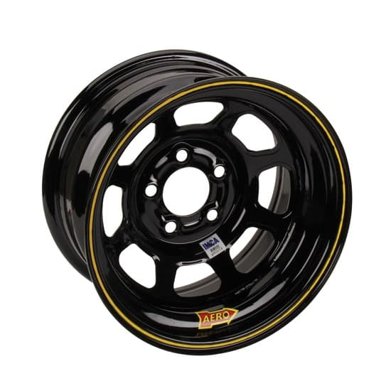 AERO 52 Series IMCA Certified 15 Inch Race Wheel, 5 on 4-3/4 Bolt Pattern