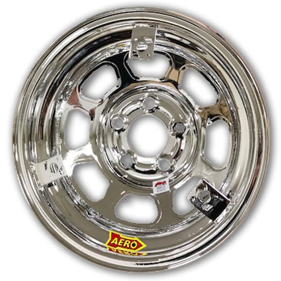 Aero 52 Series 3-Tab 15 Inch Race Wheel, IMCA, 5x4.5 BP