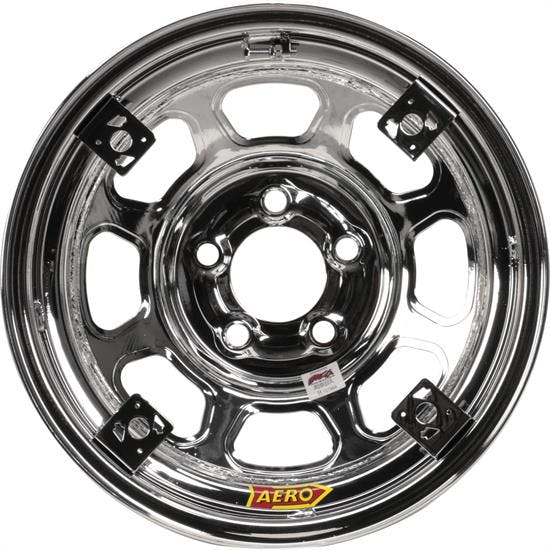 Aero 52 Series 4-Tab 15 Inch Race Wheel, IMCA, 5x4.5 BP
