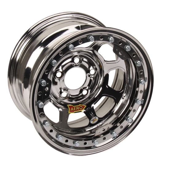 AERO 53 Series Wissota Certified 15 Inch Wheel, Beadlock, 5 on 5 Pattern