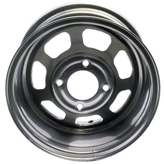 Bassett Pony-Mini Stock 13 Inch Wheel - 13x7, 4 on 4 1/2 Inch, Silver