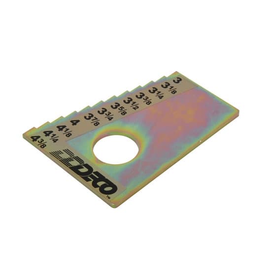 DECO Frame Height Steel Gauge, 3 Inch to 4-3/8 Inch