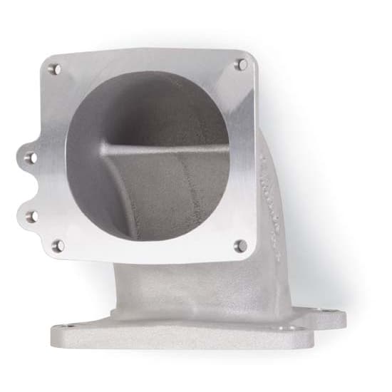 Edelbrock 3814 Throttle Body Air Intake Elbow, Aluminum, 95mm