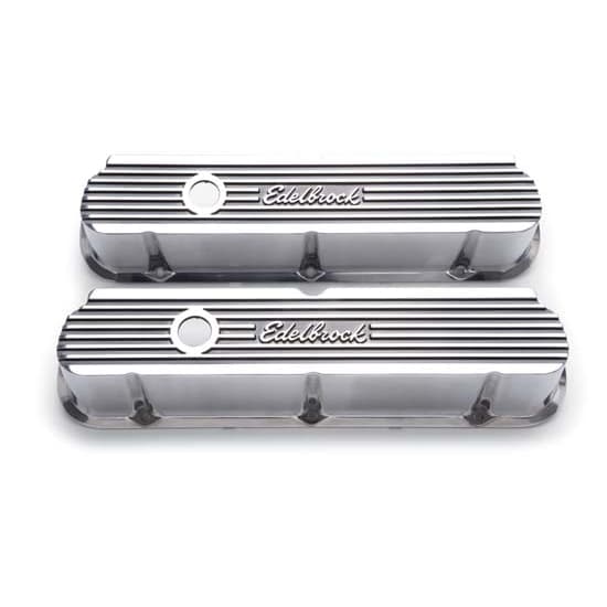 Edelbrock 4264 Elite Series Valve Cover Set, Ford 289,302,351W