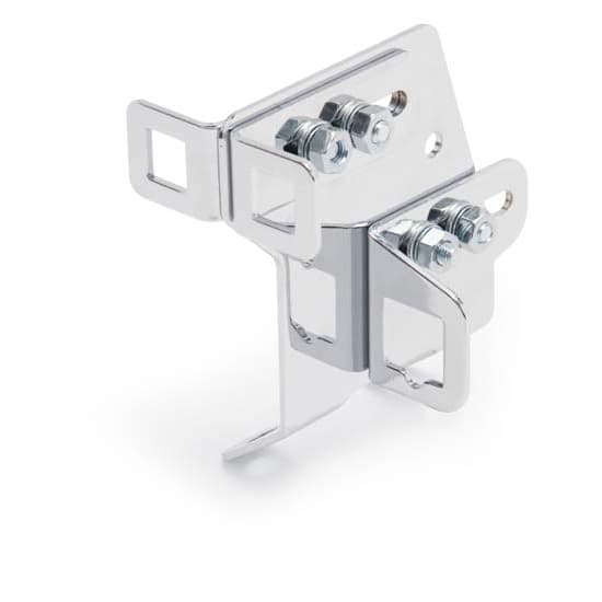 Edelbrock 8030 Throttle Cable Bracket, Steel, Chrome, SB Chevy