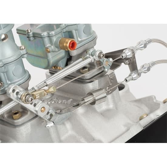 Lokar XTRP-4006 Midnight Series 3 Bolt Carb Throttle Cable Bracket