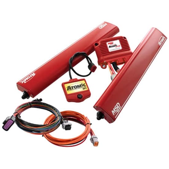 MSD 2950 Atomic EFI Fuel Injection for GM LS Engines, Master Kit