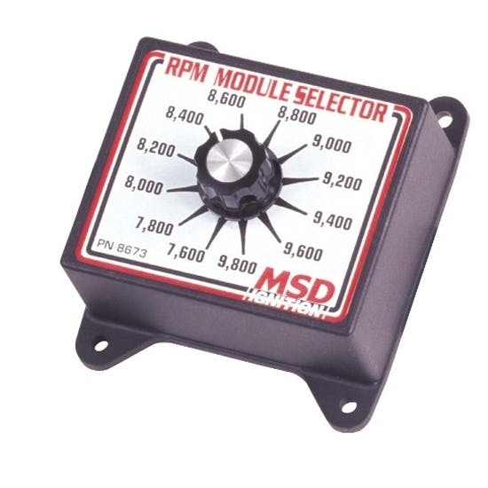 MSD 8673 RPM Module Rev Limiter Selector Switch, 7600-9800 RPM