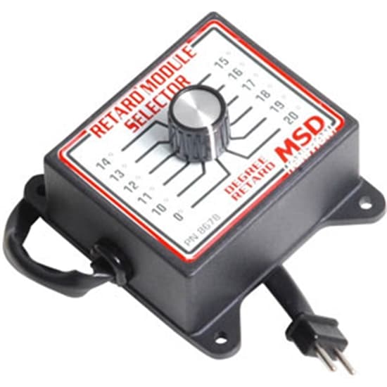 MSD 8678 Retard Selector Switch 0 Deg, 10 Deg-20 Deg