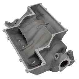 Offenhauser 5893 Low Profile Dual Ram Intake Manifold Bases, SBC
