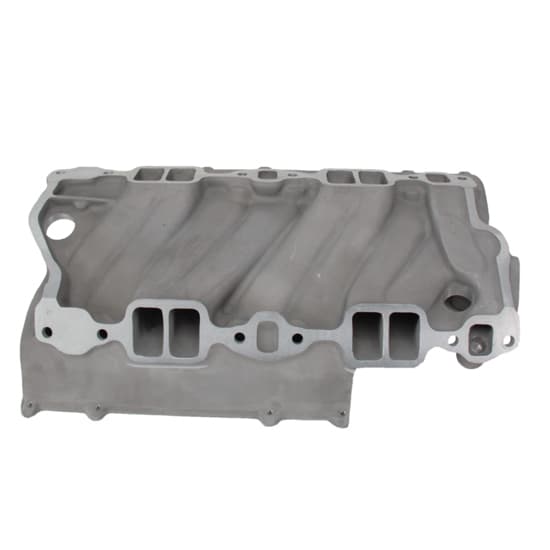 Offenhauser 5893 Low Profile Dual Ram Intake Manifold Bases, SBC