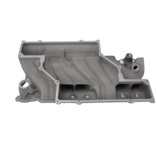 Offenhauser 5893 Low Profile Dual Ram Intake Manifold Bases, SBC