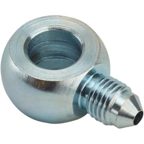 18 Inch Braided SS -3AN Brake Line Kit, 7/16 Inch x20, 3/8-24 IFF