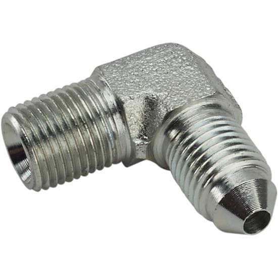 90 Degree -3 AN to 1/8 NPT Steel Adapter Fitting