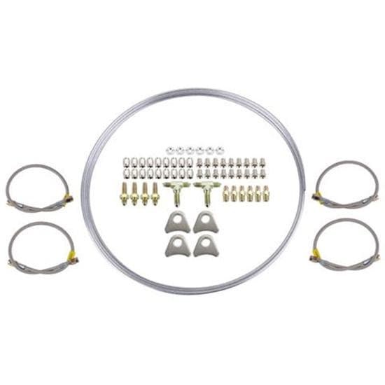 Speedway Universal Mild Steel -3 AN Complete Brake Line Kit
