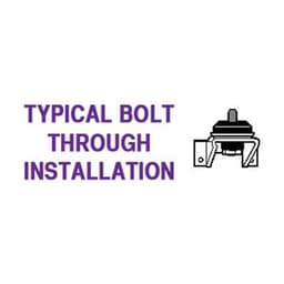 Universal Bolt-Through Engine Mount Cushion Kit