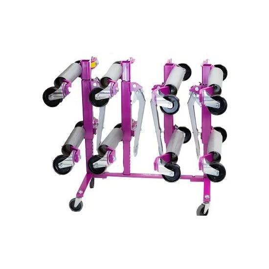 GoJak G567R Car Wheel Dolly Jack Mobile Rolling Storage Rack