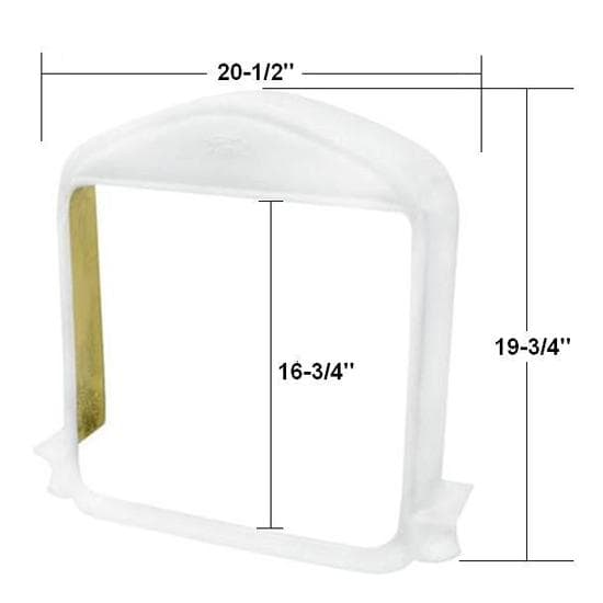 Extra Deep Fiberglass Model T-Bucket Radiator Grille Shell