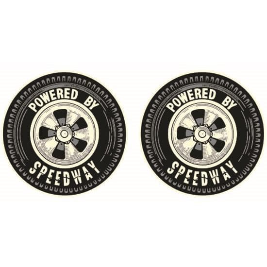 Powered By Speedway Decal