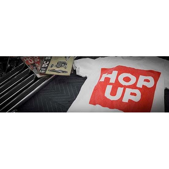 Hop Up Classic Block T-Shirt, White