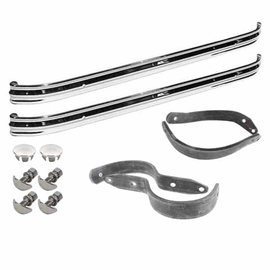 1932 Ford Front and Rear Chrome Bumper Kit
