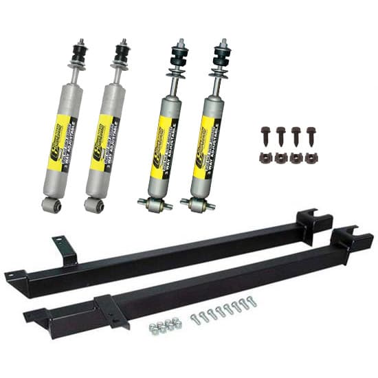 1967-69 Camaro Front/Rear Compentiton Shocks & Sub Frame Conn.