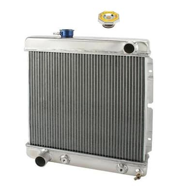 Small Universal Short Vertical Aluminum Radiator, LH and Cap