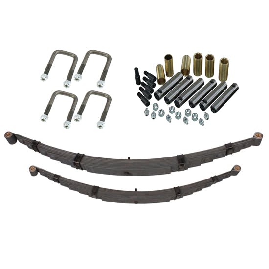 1948-52 Ford Pickup Rear Leaf Springs, Ubolts and Shackle Kit