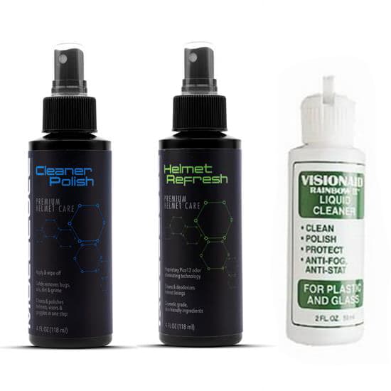Speedway Motor Helmet Cleaning Kit. Refesh, Cleaner & Fog Free