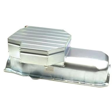 Champ Style Oil Pan w/High Volume Oil Pump/Pickup Kit, 86-Up SBC