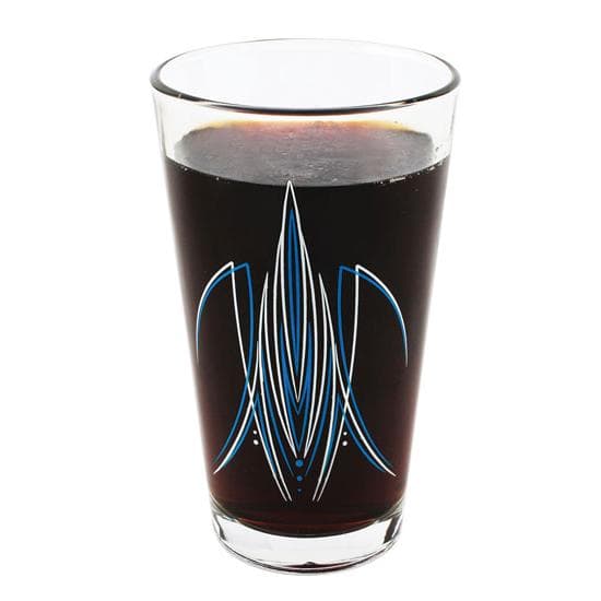 Pinstriped Pint & Rocks Glass Set