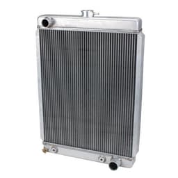 Universal Aluminum Radiator - 27 Inch Tall, Passenger Side Outlet