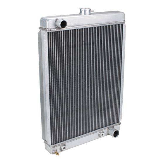 Universal Aluminum Radiator - 27 Inch Tall, Passenger Side Outlet
