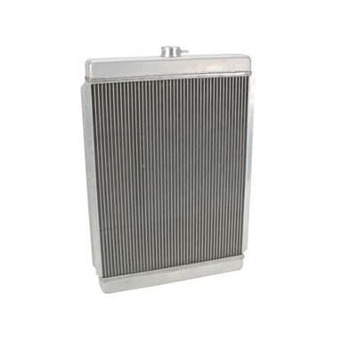 Universal Aluminum Radiator - 27 Inch Tall, Driver Side Outlet