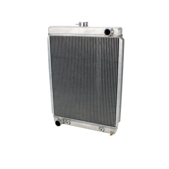 Universal Aluminum Radiator - 27 Inch Tall, Driver Side Outlet