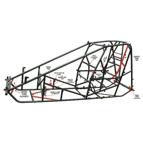 Eagle Sprint Car Radiator Bracket