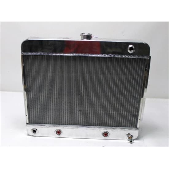 AFCO 24 X 21 Inch Vertical Custom Radiator, Polished with Trans C