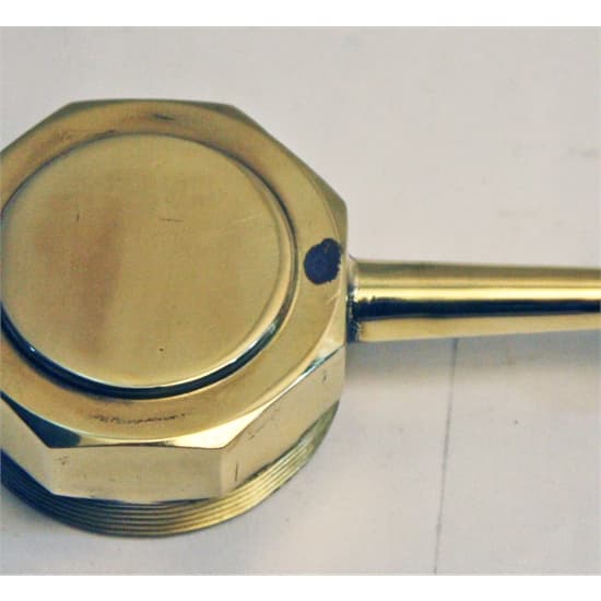 Garage Sale - Model T Dog Bone Radiator Cap, Brass, Undrilled