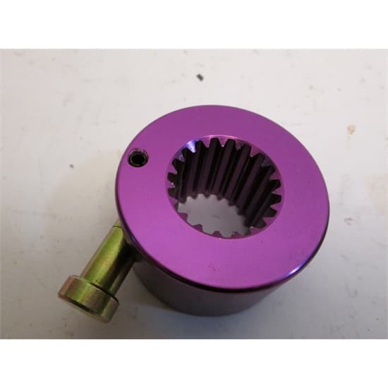 Aluminum Quick Release Steering Wheel Hub, Splined, 3/4 Inch