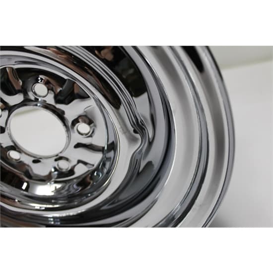 Garage Sale - O/E Style Hot Rod 15 Inch Chrome Steel Wheel, 15x7, 5 on ...