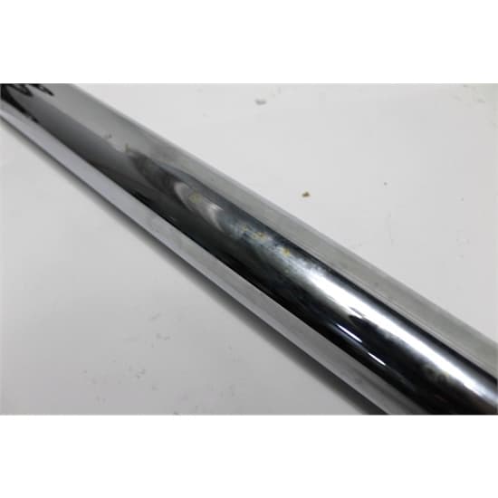 4-Bar 4 Inch Drop Tube Axle for Chevy Spindle, 48" Wide, Chrome