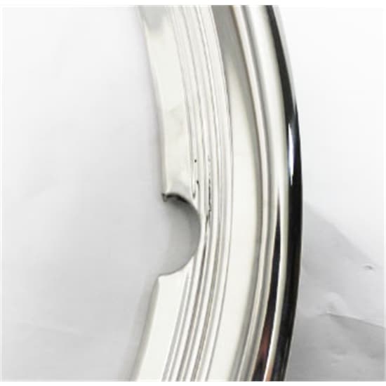 Garage Sale - Stainless Steel 15 Inch Beauty Ring, Ribbed