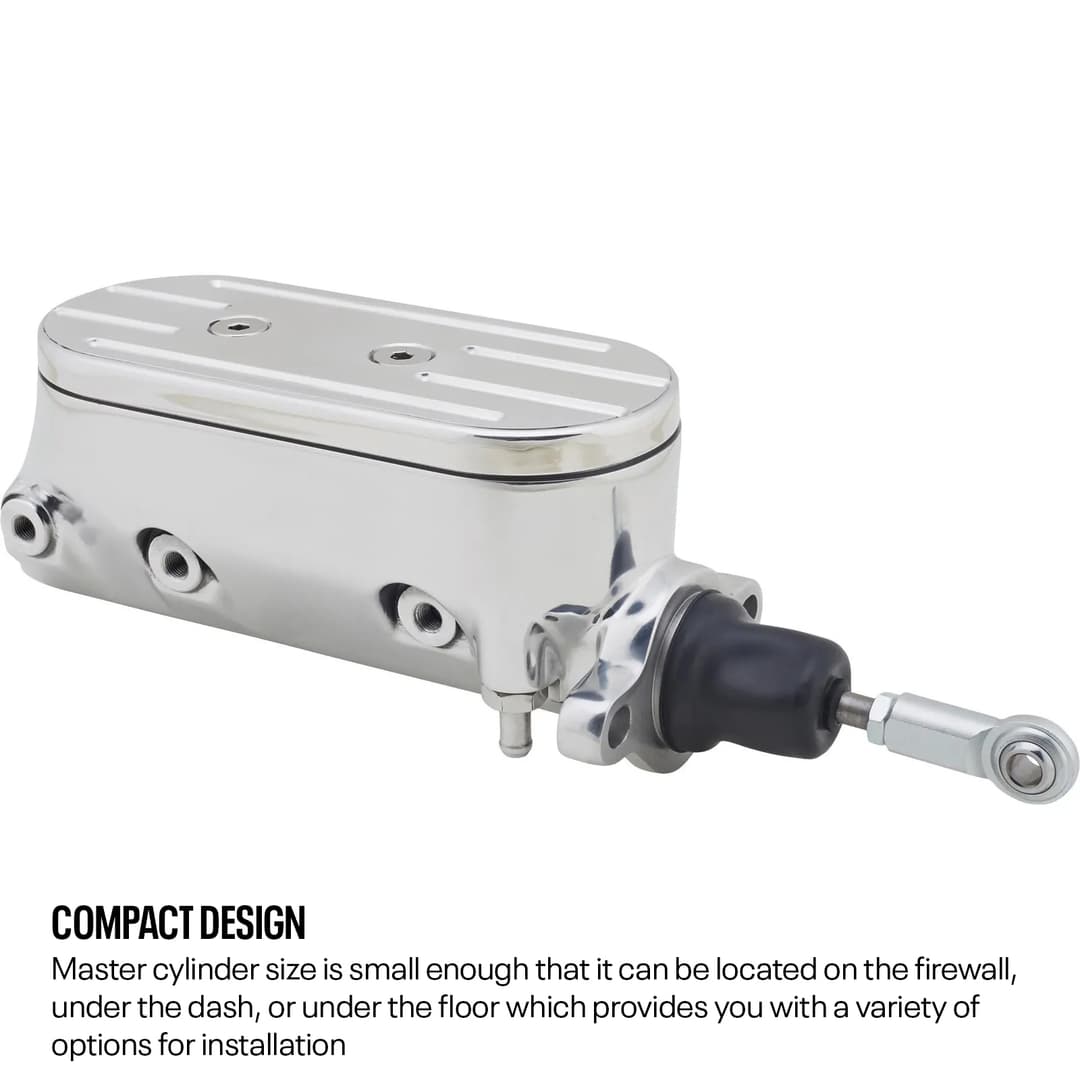 Compact Electric Brake Power Booster Master Cylinder, Disc/Disc
